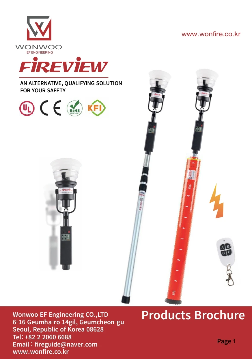 Standard Fireview Set Fire Detector Tester Smoke Detector Tester for ...