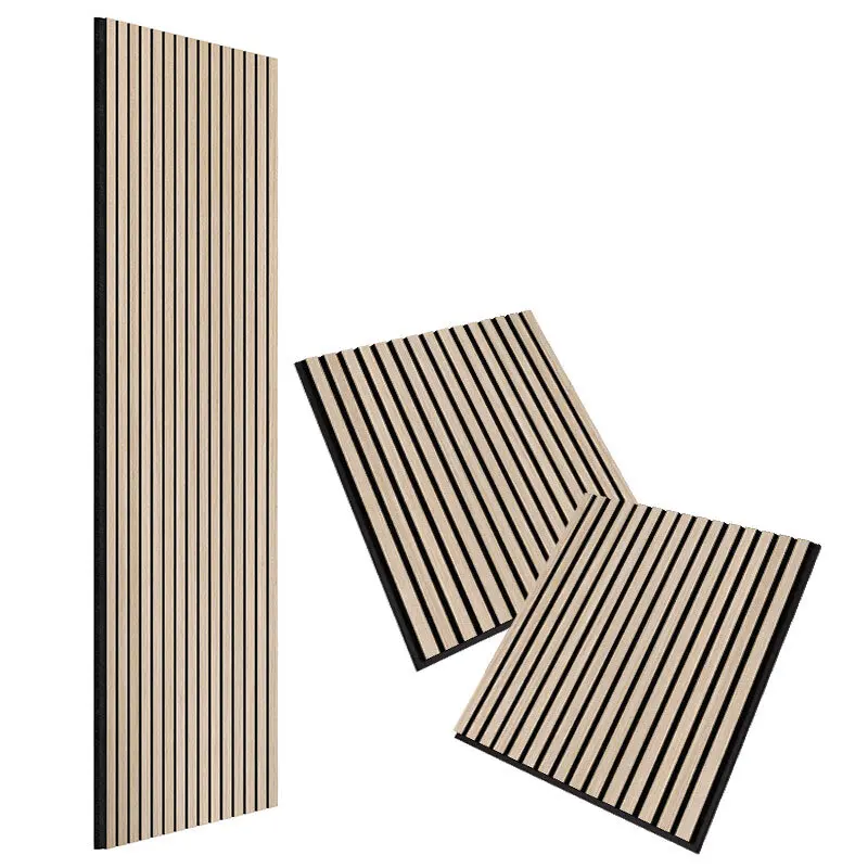 Modern Design Wooden Wall Akupanel Akustik Panel Slats Wood Fluted ...
