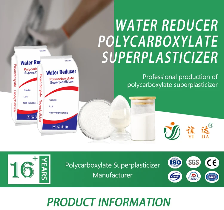 Hot Sale Nfs Concrete Chemicals Additives Pce White Powder ...