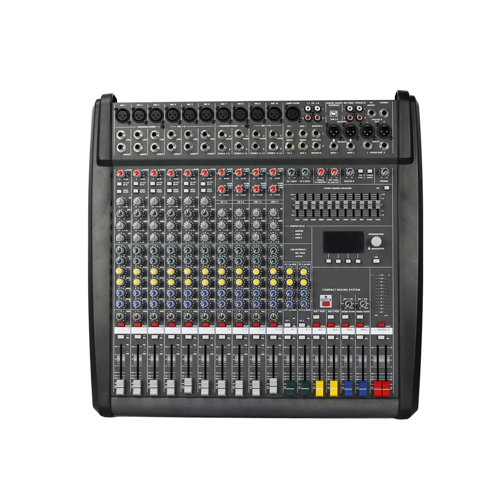 Digital Audio Mixer CMS 1000-3 Double DSP Effector for Karaoke and ...