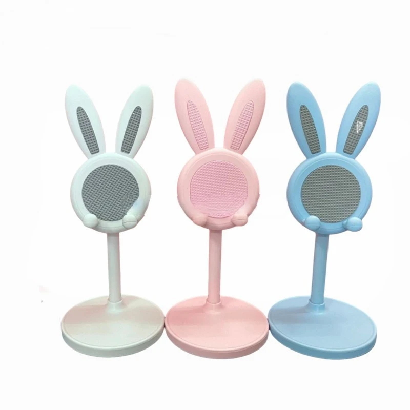 Cute Cartoon Rabbit Folding Cell Phone Stand Adjustable Desktop Mobile ...
