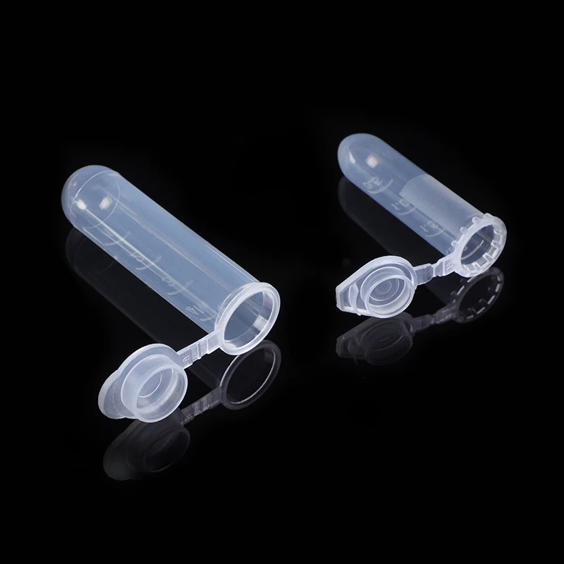 2 Ml Laboratory Test Tube Transparent Press Cap Lab Centrifuge Tube ...