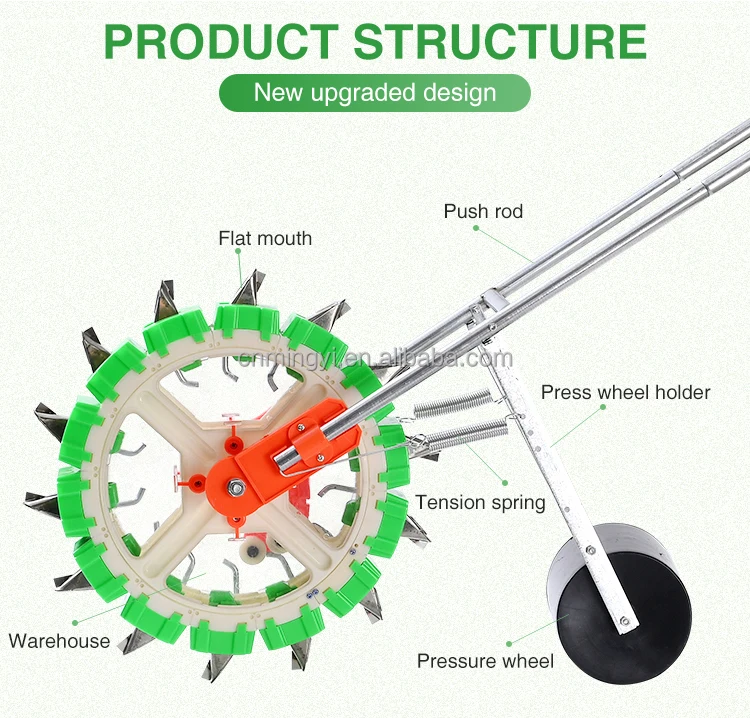 Hand Push Cabbage Rice Planter Precision Vegetable Seed Planter Machine ...