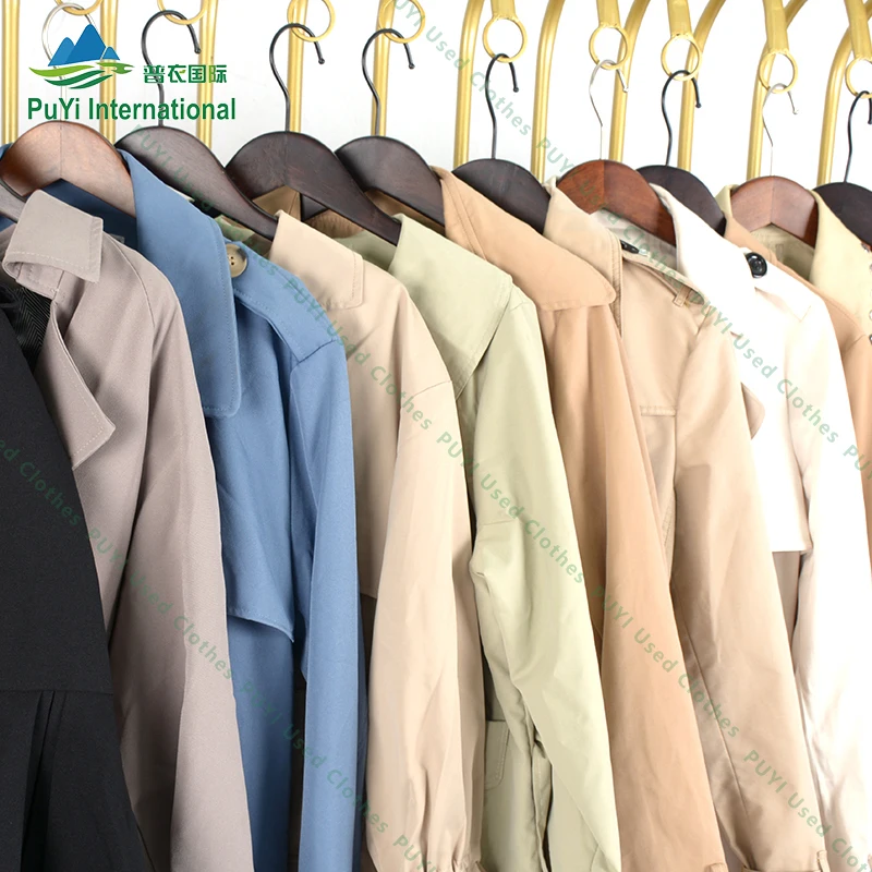 Usa Classic Work Overcoats Second Hand Clothes Bea Bales Women Men ...