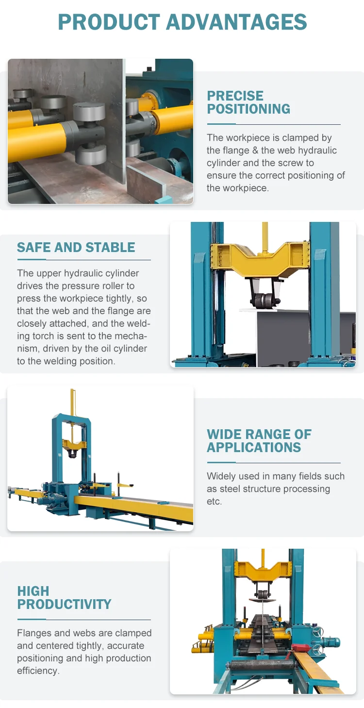 YOMI H Beam Automatic Assembly Machine - Efficient Steel Processing