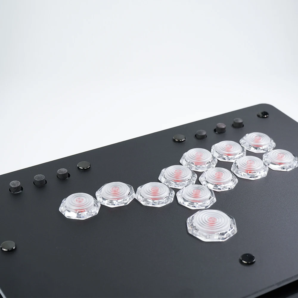 Duelpad Arcade Stick with Kailh Choc V2 Switches for Hitbox Buttons