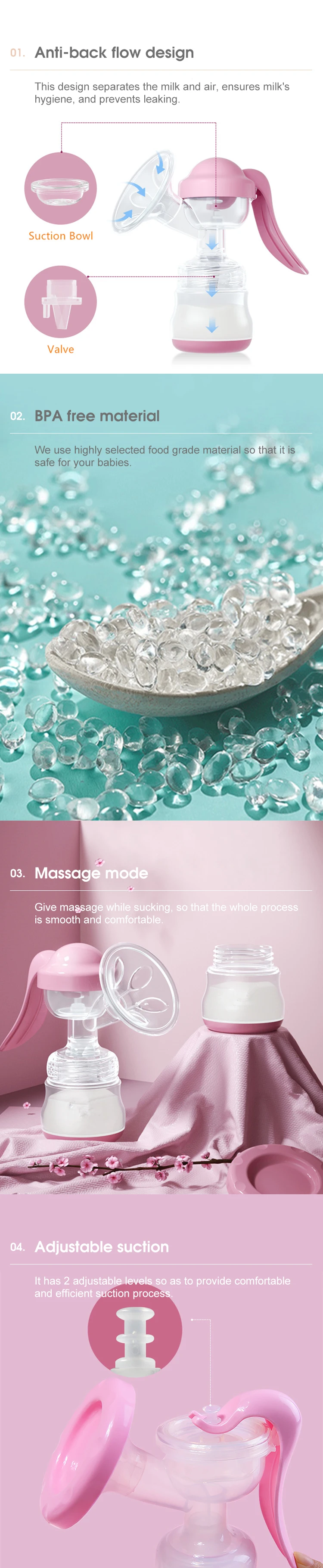 Hands Free Extractor Milk Wearable Breast Pumps Wholesale Portable ...