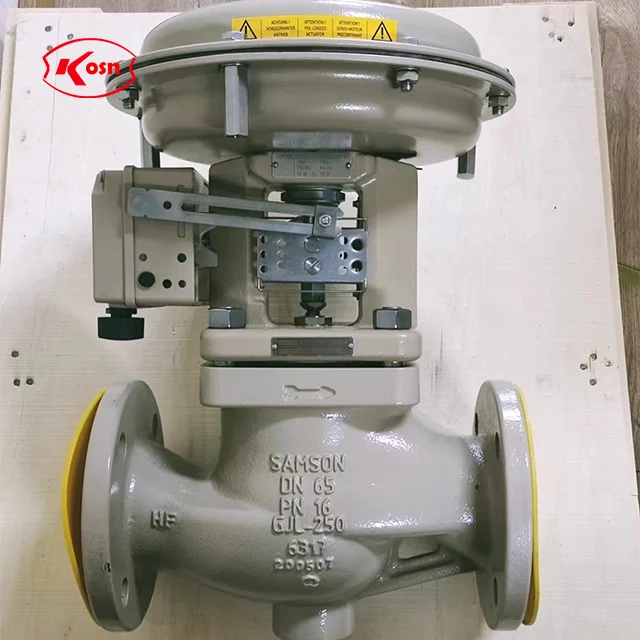 Samson 3241 Global Control Valve with 3271 Actuator & 4763 Pressure ...