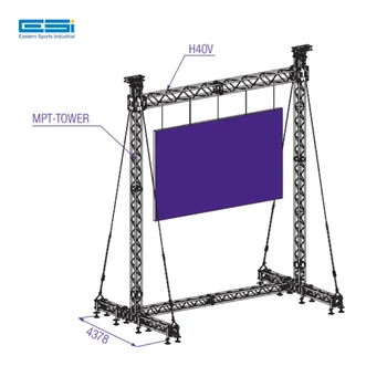Esi-led Screen Truss System Audio Dj Lighting Stage Truss Aluminum Wedding Event Display Truss ...
