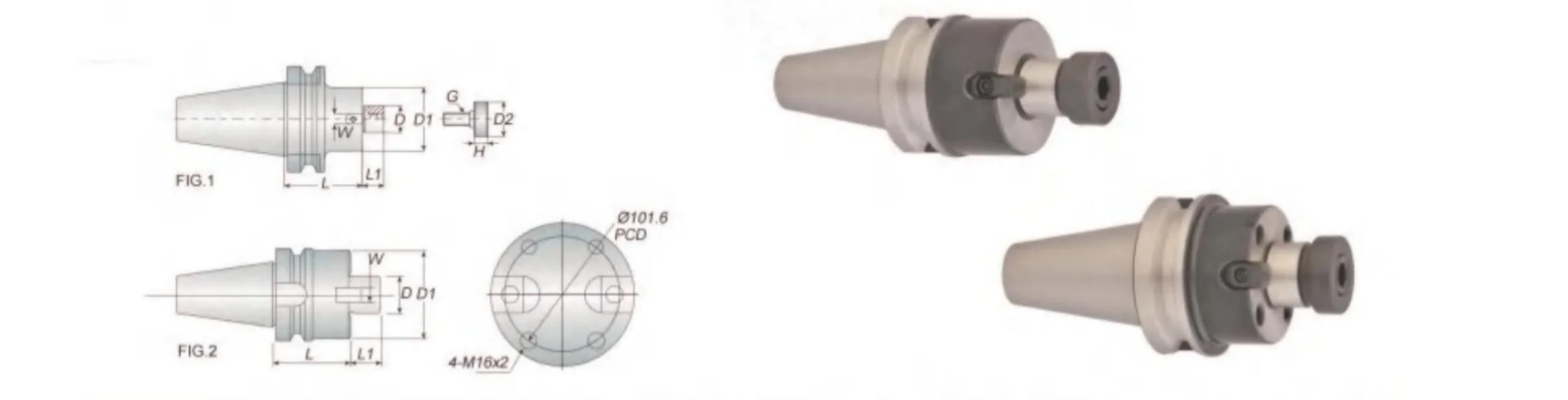 High-quality Sk40 Series Fmb Planar Milling Cutter Tool Holder Group ...