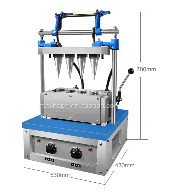 Ice Cream Cone Making Machine - Snack Indonesia Wafer Maker