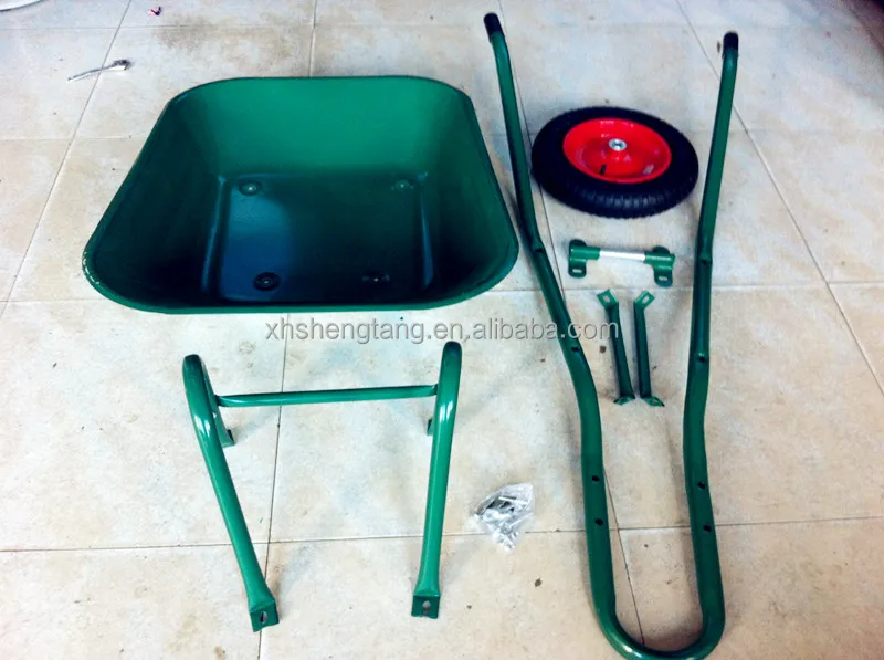 Wb6400 Load Capacity Meatal Tray Wheelbarrow - Buy Trolleys cart carts ...