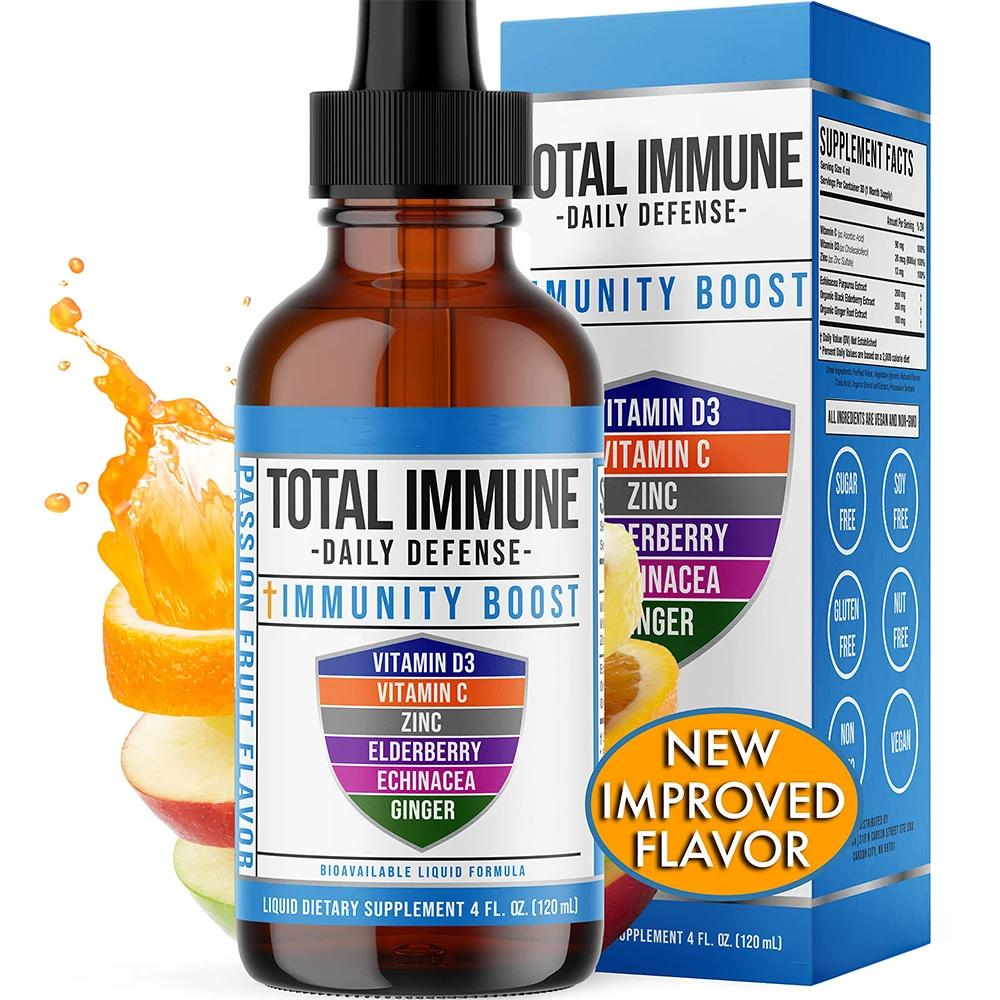 6-in-1 Multivitamin Liquid Drops - Immunity & Energy Support