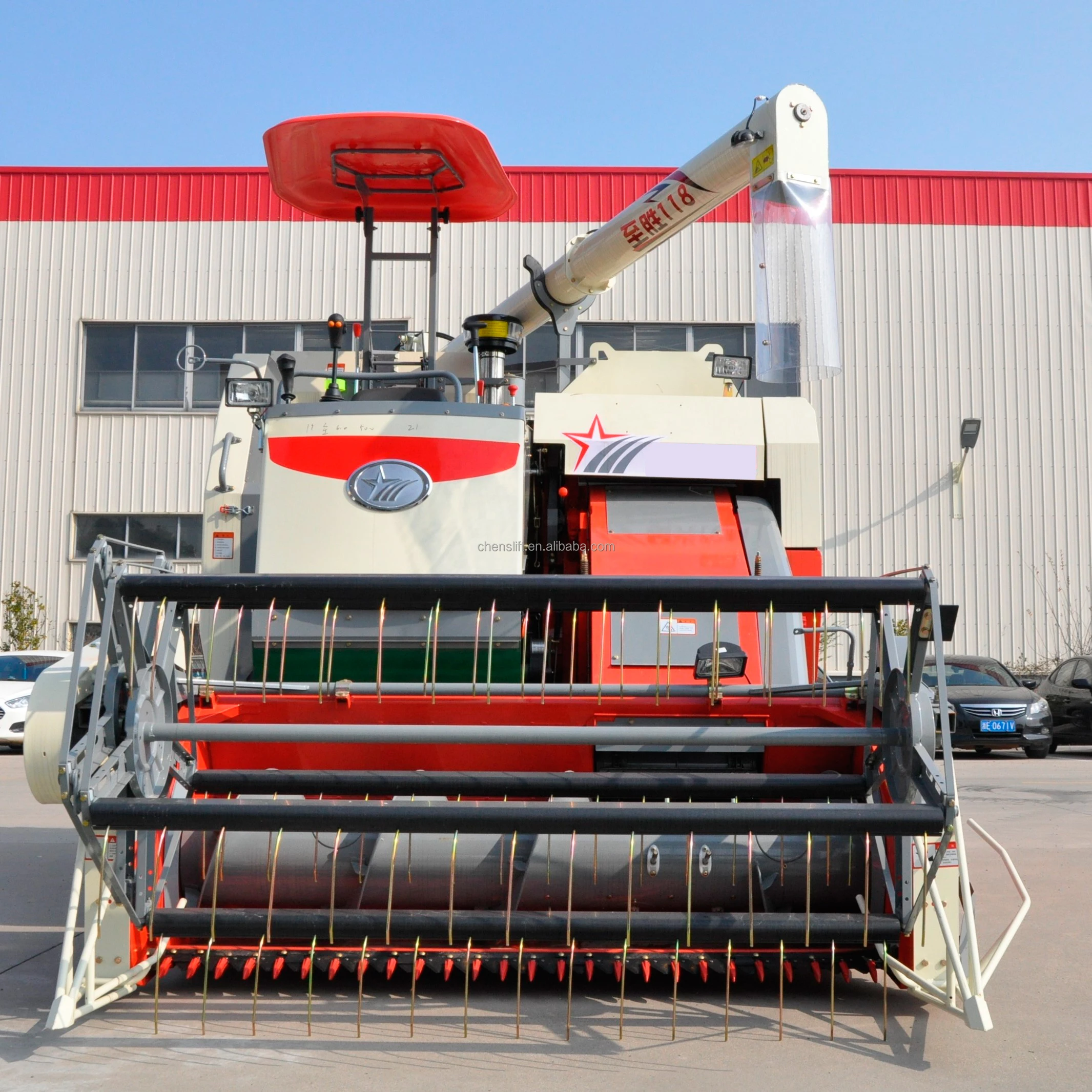 Japan Paddy Wheat Soybean Sorghum Combined Harvesting Machinery ...