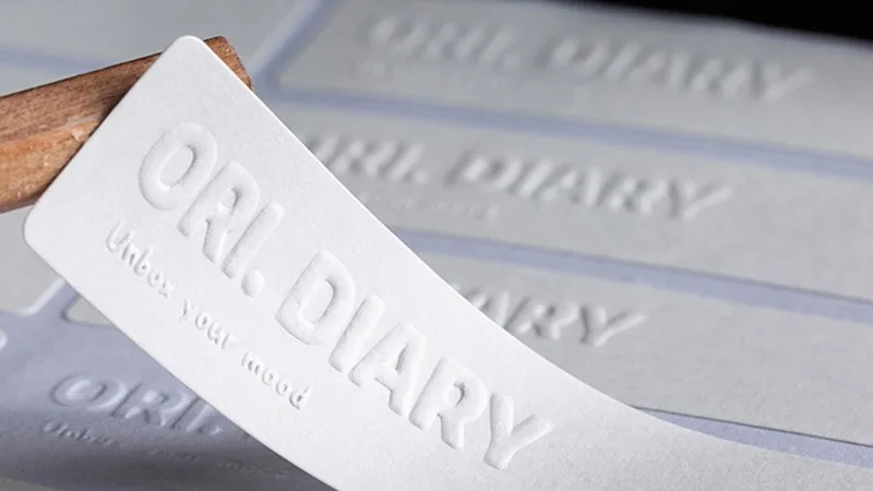 Premium Qualitycustom 3d Embossed Paper Stickers Professional Self ...