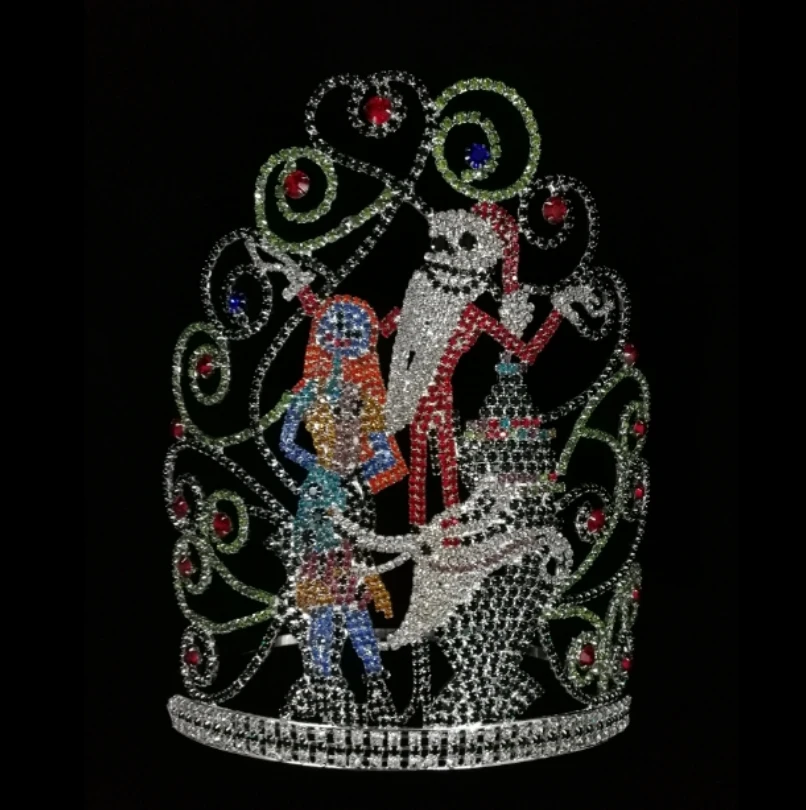 Custom Halloween Ghost Theme Crown Rhinestone Pageant Crown - Buy ...
