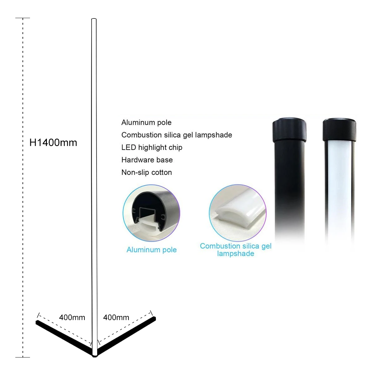 Nordic Stand Minimalist Smart Led Floor Lamp Modern Design Led Rgb ...