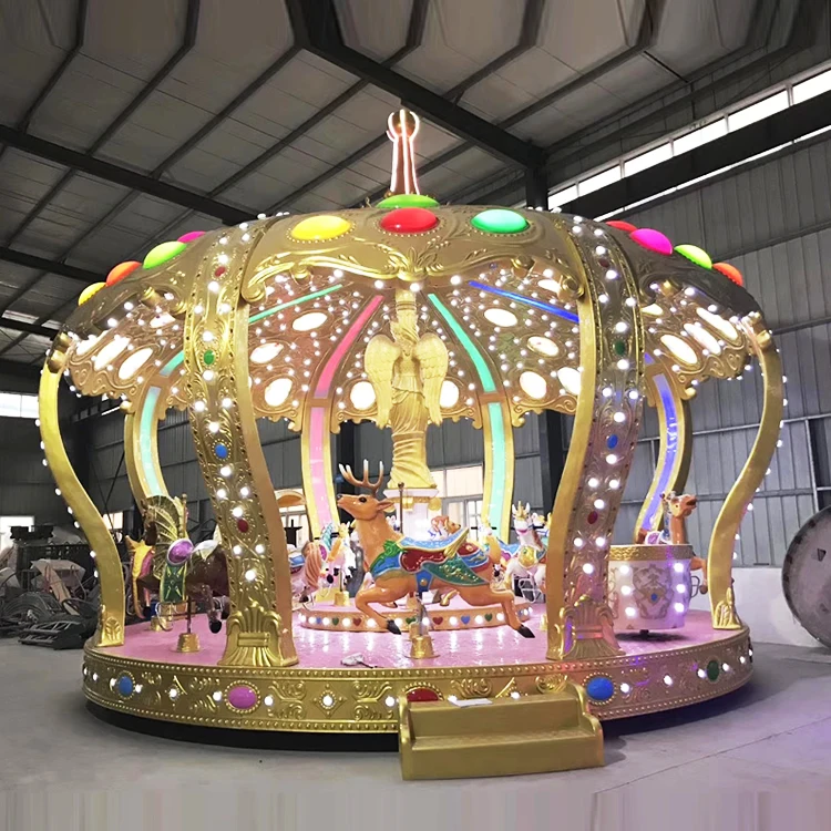 12-16 Seats Carousel Horse Ride Other Amusement Park Rides Machine ...