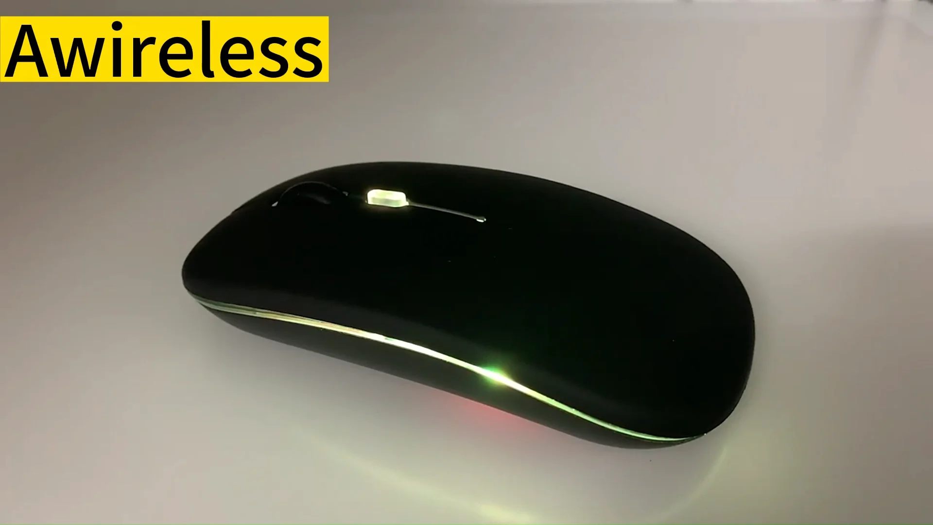 Custom Maus Recarregavel Recargable Mouse Inalambrico Sem Fio Backlit Optical Dual Office ...