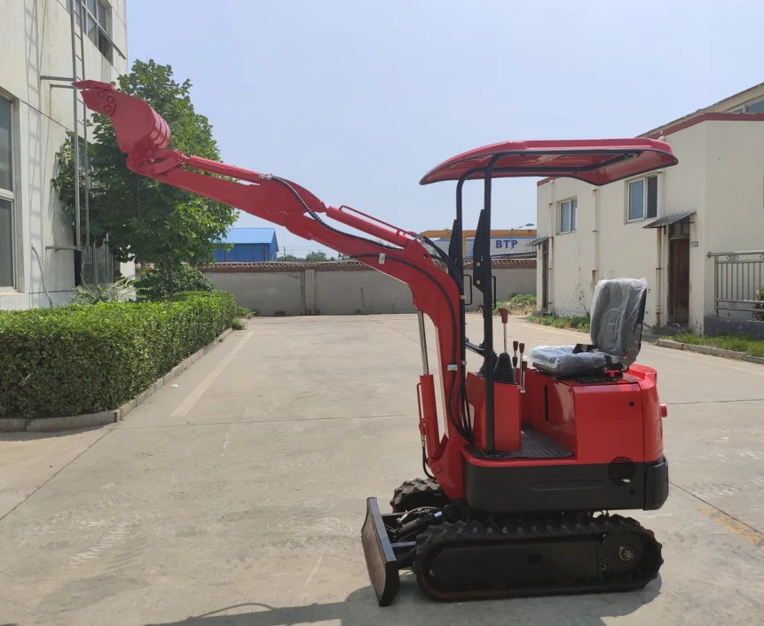 1t Mini Excavator 1 Ton With Thumb Bucket Breaker Hammer Trailer ...