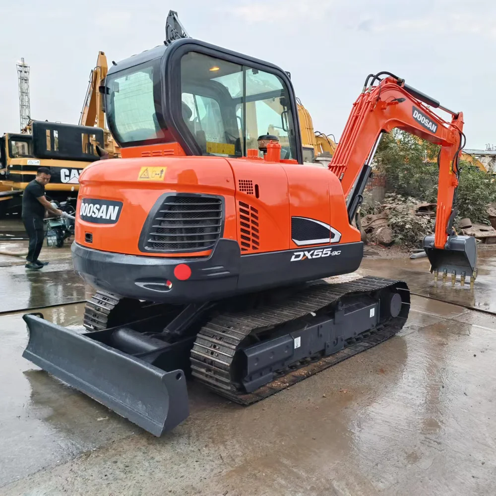 2020-2021 Doosan DX55 Excavator Hot Sale Used DX55-7 DX55-9 5 Ton Operating Weight Engine ...