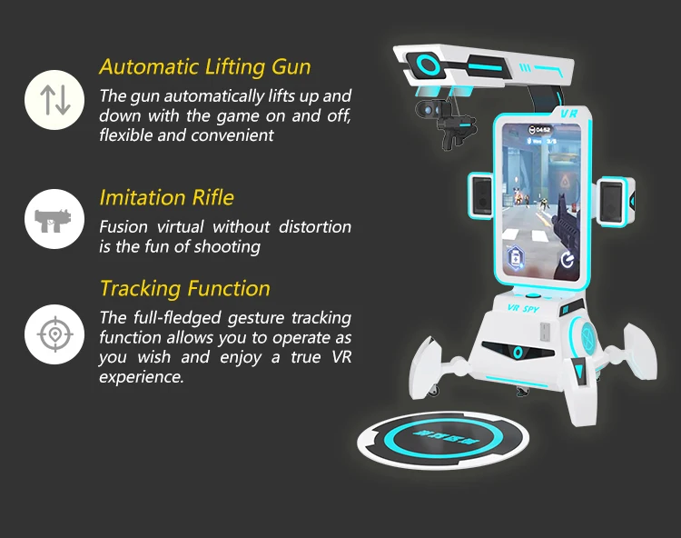 9D VR Gun Shooting Arcade - Multiplayer Virtual Reality Game