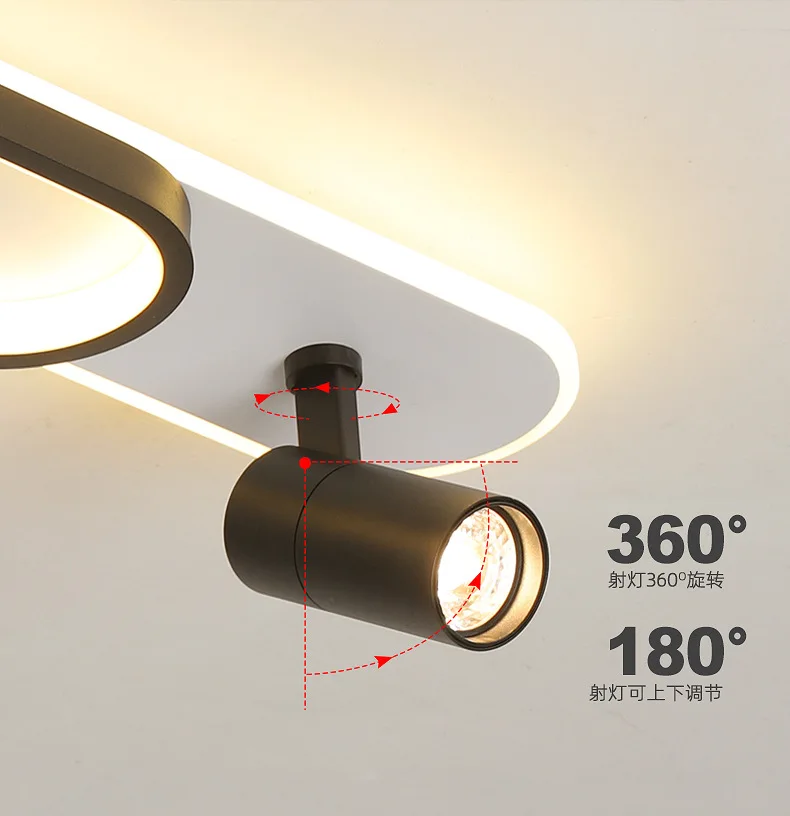 Cloakroom Light Luxury Long Strip Ceiling Light Bedroom LED Corridor ...