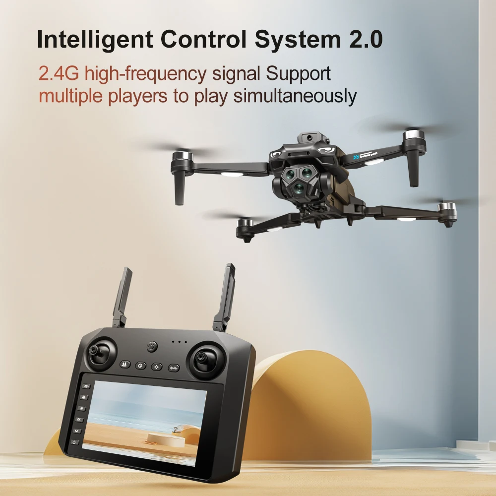 Mini drone control camara hd wifi led storm 033 store