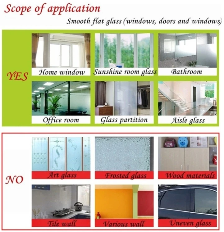 See-through Transparent Solid Colored Glass Films Window Transparent ...