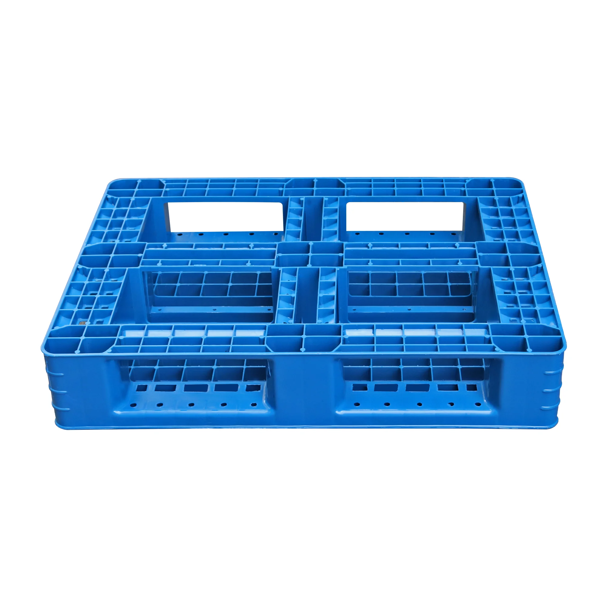 QS Large Stackable Reversible Plastic Pallet Euro Heavy Duty Perforated ...