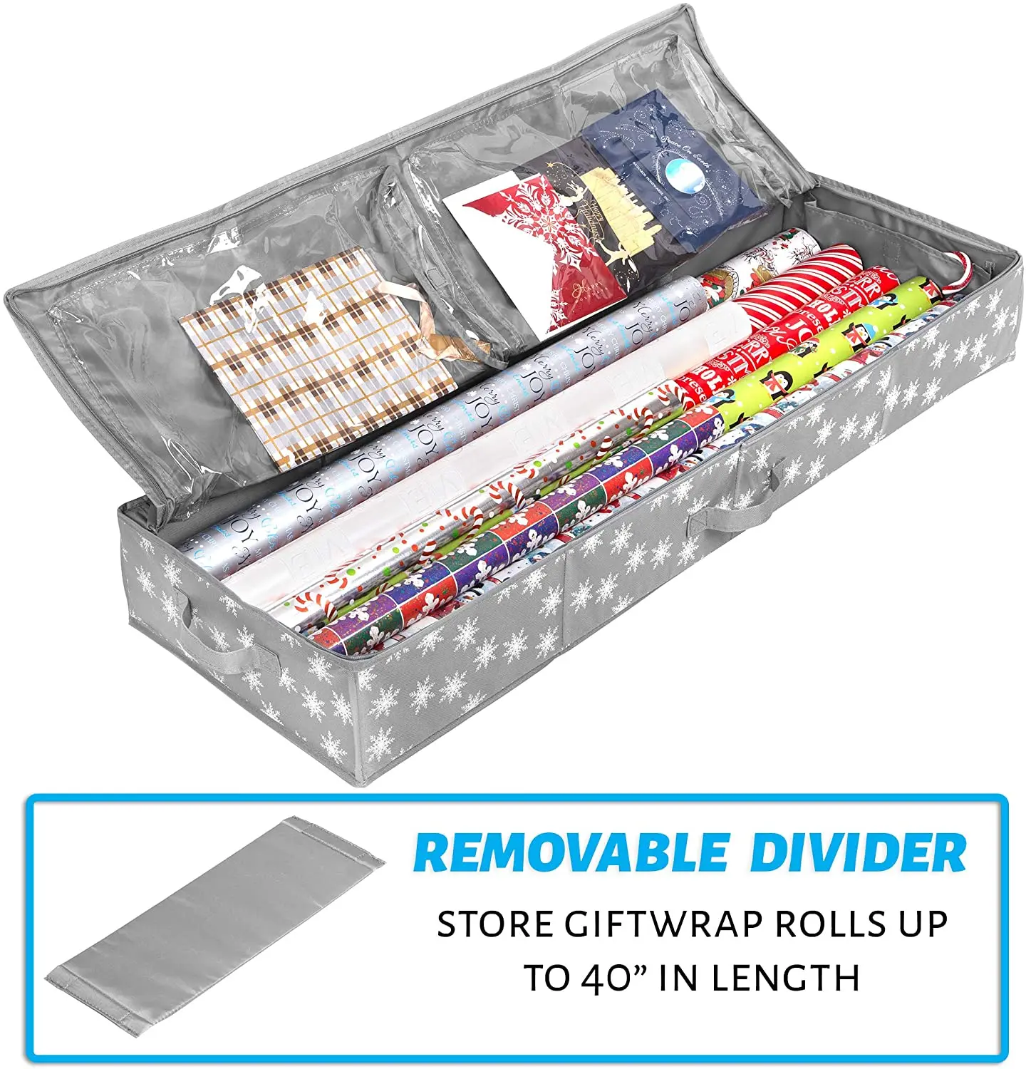 27 Rolls Wrapping Paper Storage Container Gift Wrap Organizer Bag - Buy ...