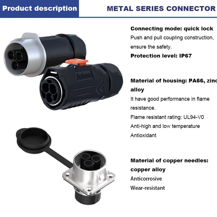 Jnicon Mj32 Wire To Board 7 Pin 2+5 Pin Waterproof Electrical Male ...