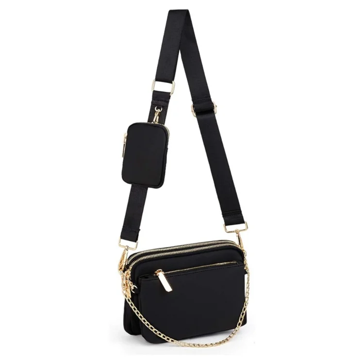 Outdoor Casual Pu Leather Women's Small Crossbody Bag 3-in-1 Fashion Wallet Belt Cute Sling ...