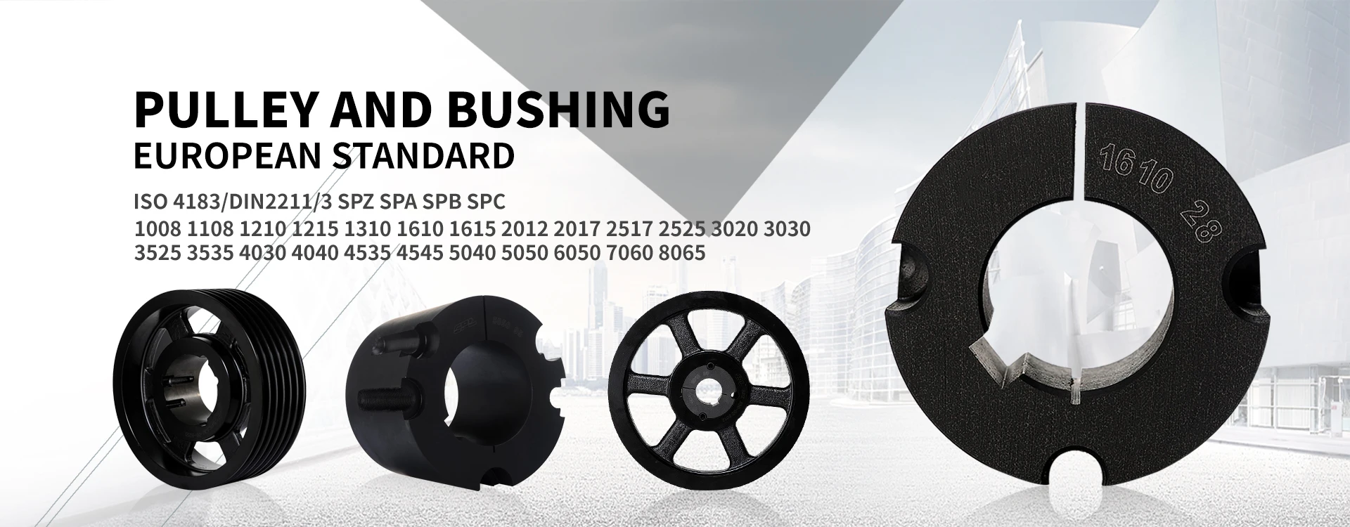 1008 Taper Bush Gray Cast Iron Material Taper Lock Bush Metric Bore 8mm ...