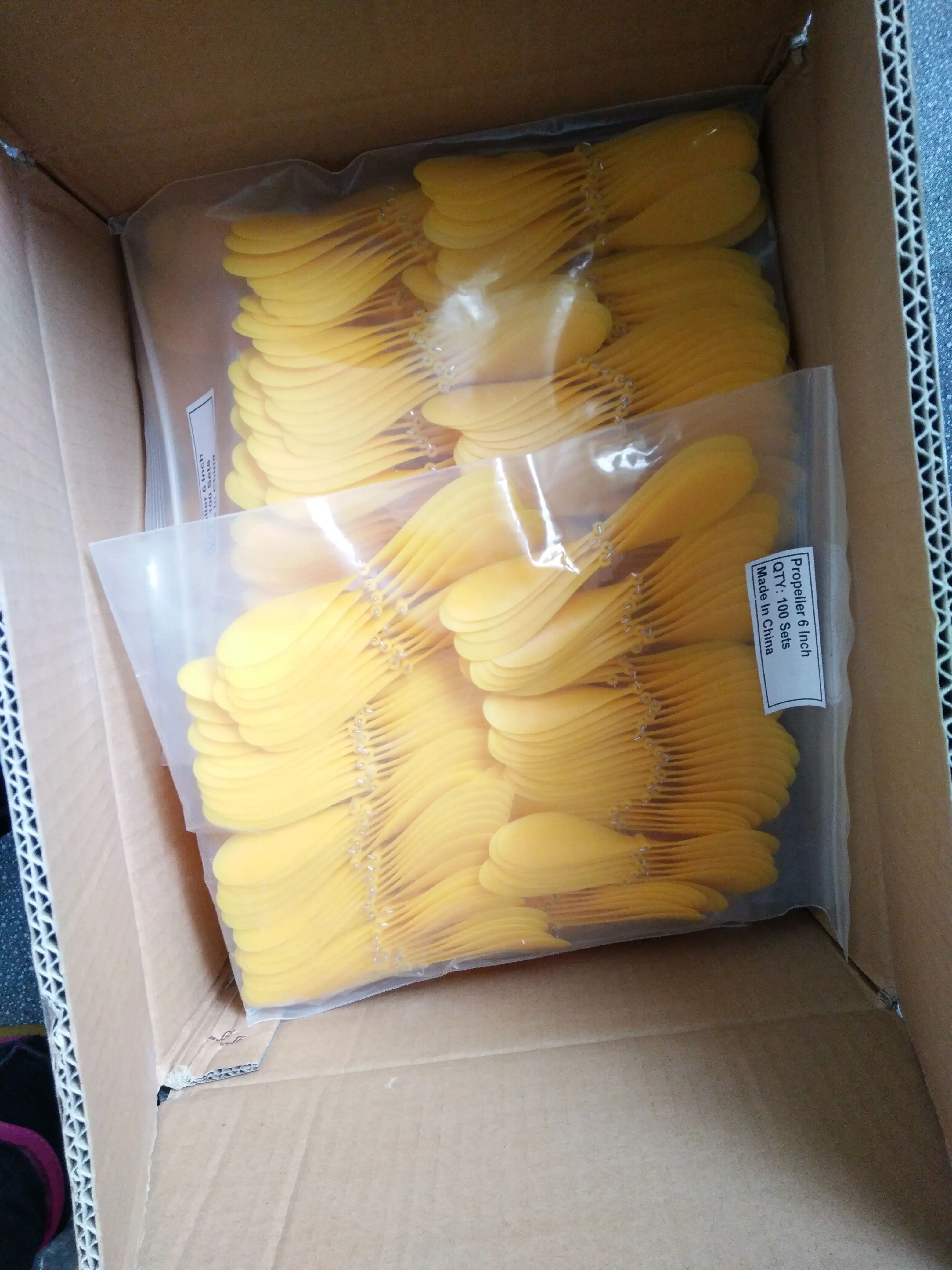 6 Inch Rubber Band Powered Propeller Set With Tail Hook - Buy 6 Inch ...