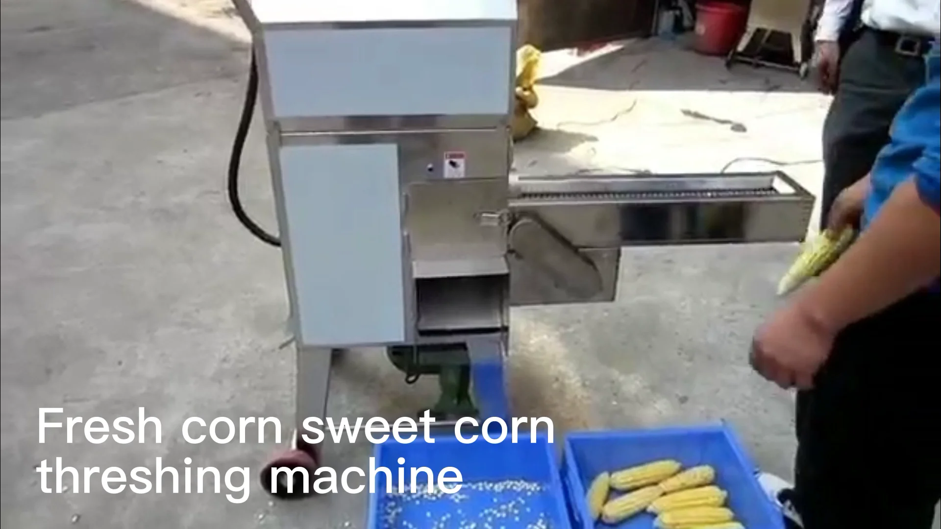 Fresh Sweet Maize Corn Sheller Cob Remover And Husker Automatic Shell ...
