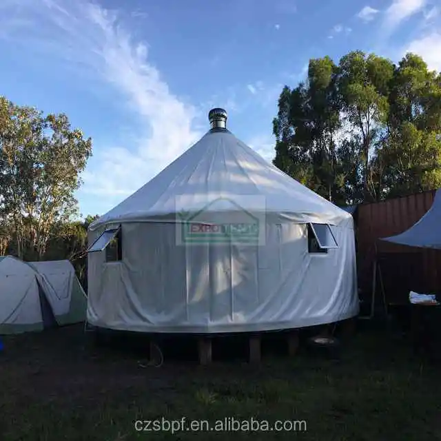 Luxury Outdoor Yurt - Durable Aluminum and Bamboo Frame
