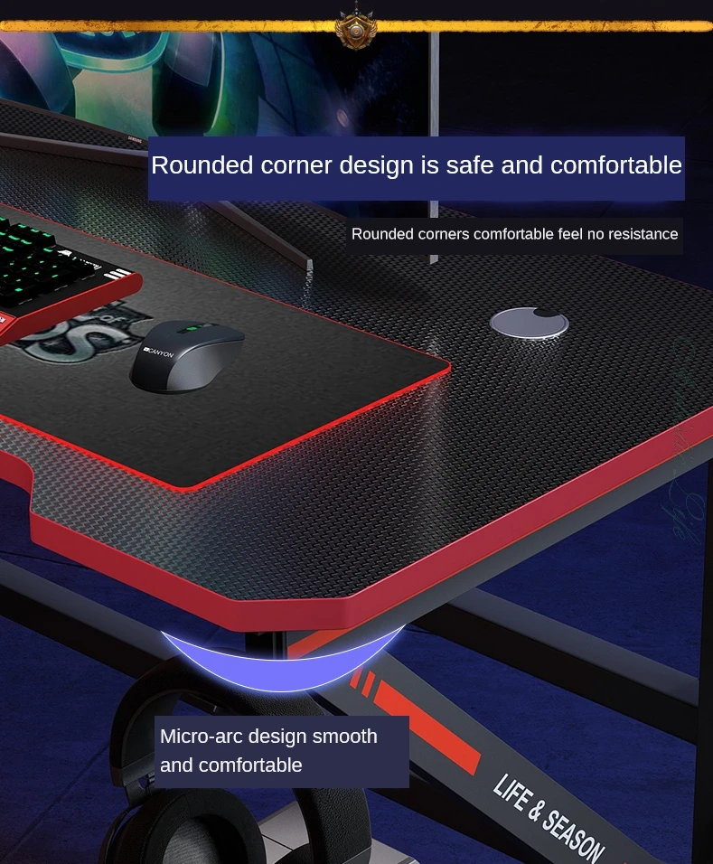 Light Racing Gaming Table,Gaming Desk With Led,Gaming Desk For Pc - Buy ...