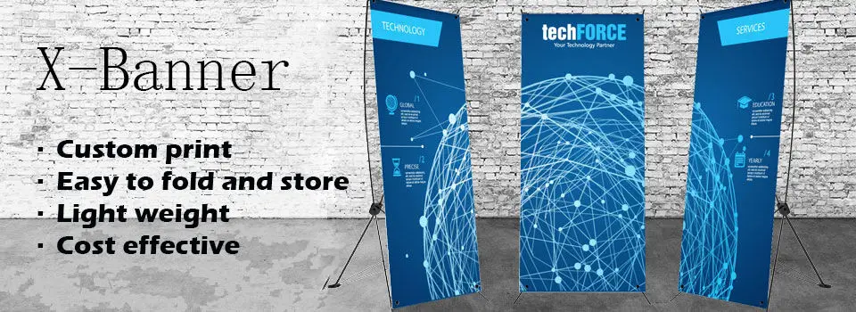 X Banner Manufacturers X-frame Banner Stand Economy X Banner - Buy X ...
