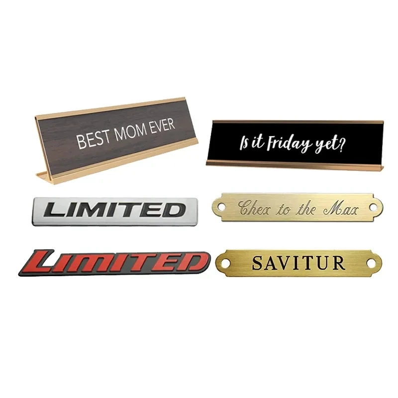 Custom Metal Nameplates - Durable & Versatile Solutions