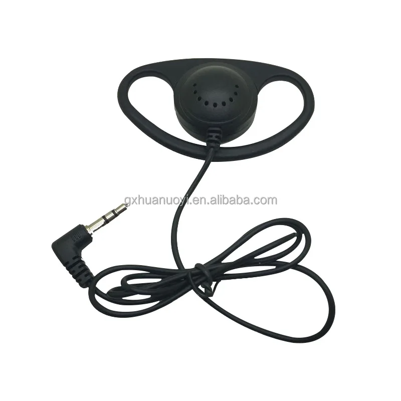 3.5mm/35mm One Side Wired Single Side Ear Hook D-Shape Headset ...