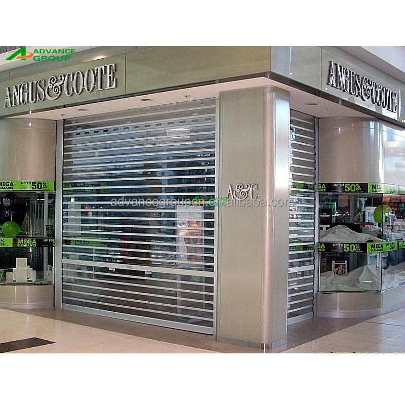 Transparent Polycarbonate Roller Shutter - Durable & Secure