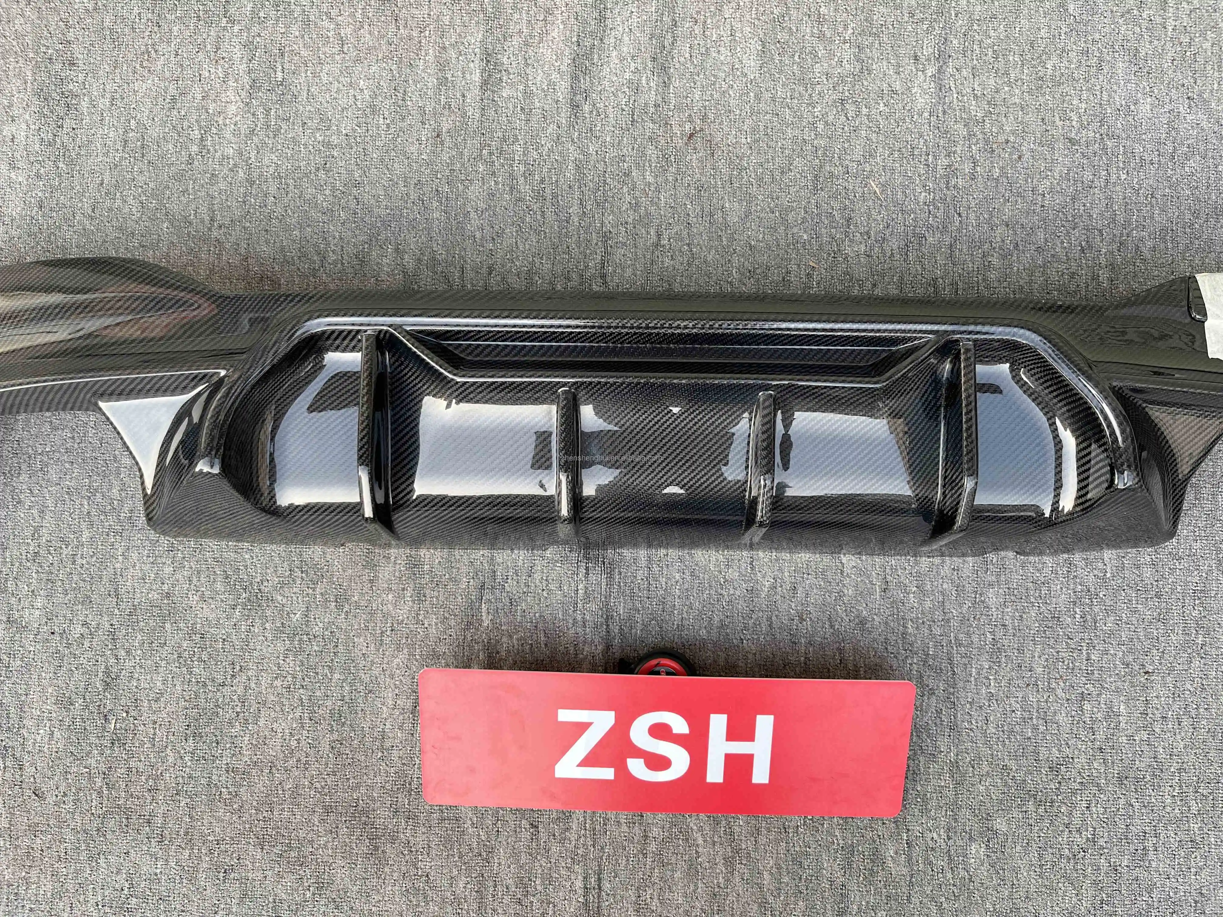Carbon Fiber Rear Bumper Diffuser for BMW 5 Series G30 G38 2017+ Carbon ...