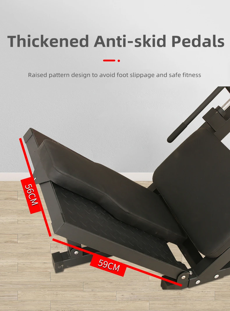 Dual-function Inverted Pedal Machine Leg Strength Trainer Commercial ...