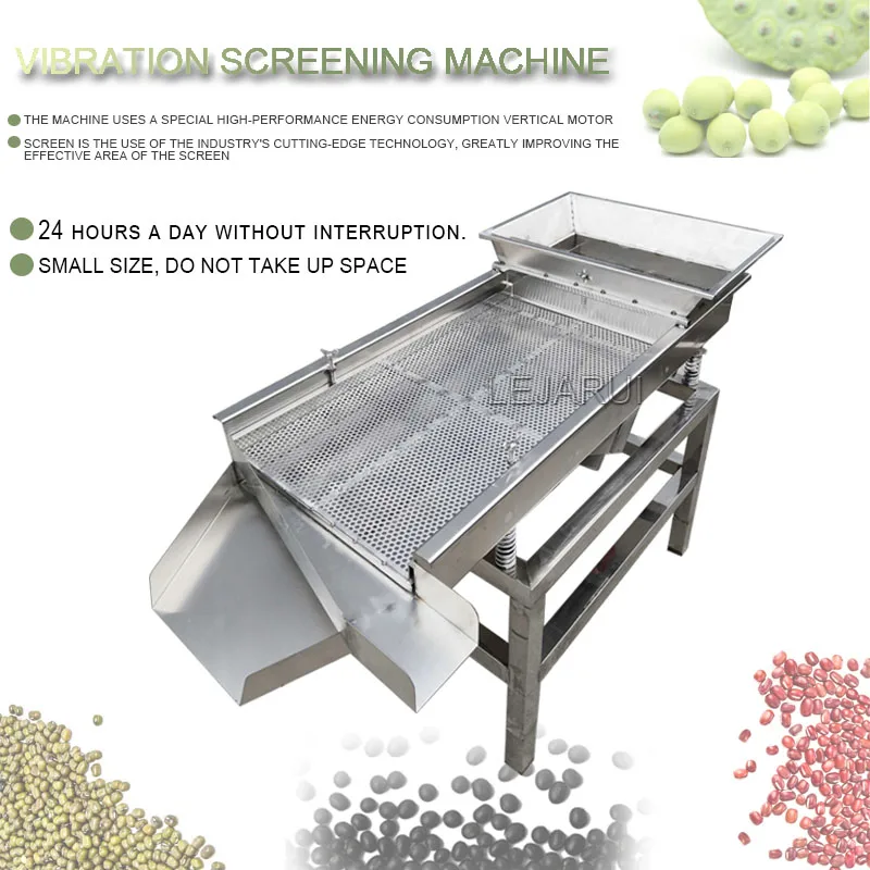 Mesh Food Vibrating Sieve Machine Shake Deck Screener Impurities ...