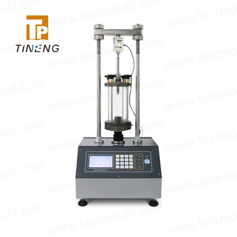 10T 100KN ASTM Standard Soil Triaxial Testing System