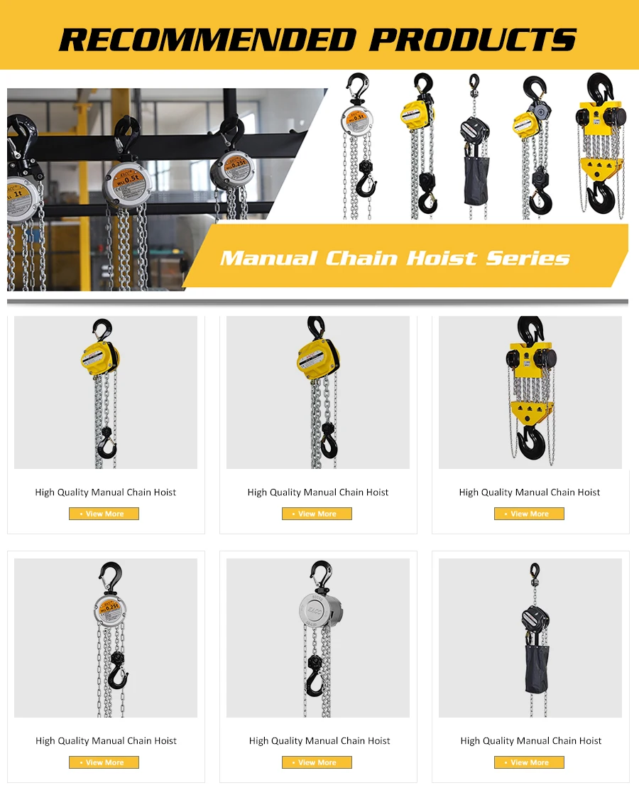 Kacc Lever Chain Block Hoist G80 Chain With Customized Color Kacc Top ...