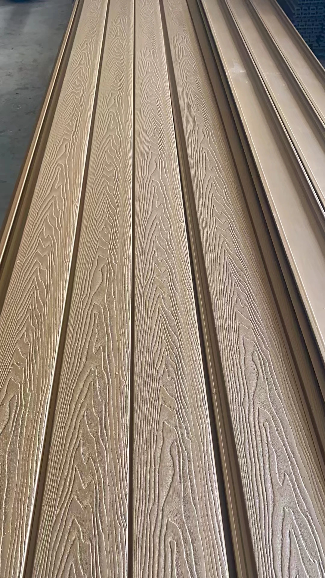 Villa Exterior Wall Cladding New Design 5 Grids Wpc Wall Cladding ...