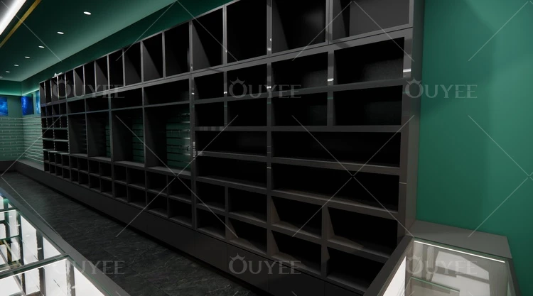 Retail Display Case Tobacco Display Rack Dispensary Hookah Lounge ...