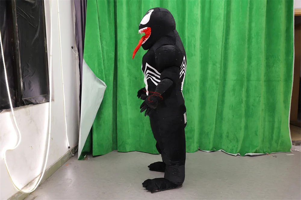 Adult Venom Inflatable Suit Cosplay Costume - Funny Party Dress for ...